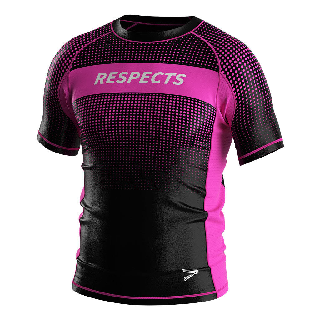 Women short sleeve rash guards – RISEPECT