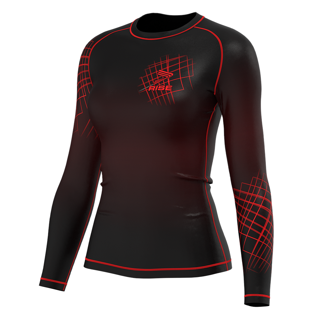 Octagonal Cage Warrior Female Rash Guard – RISEPECT