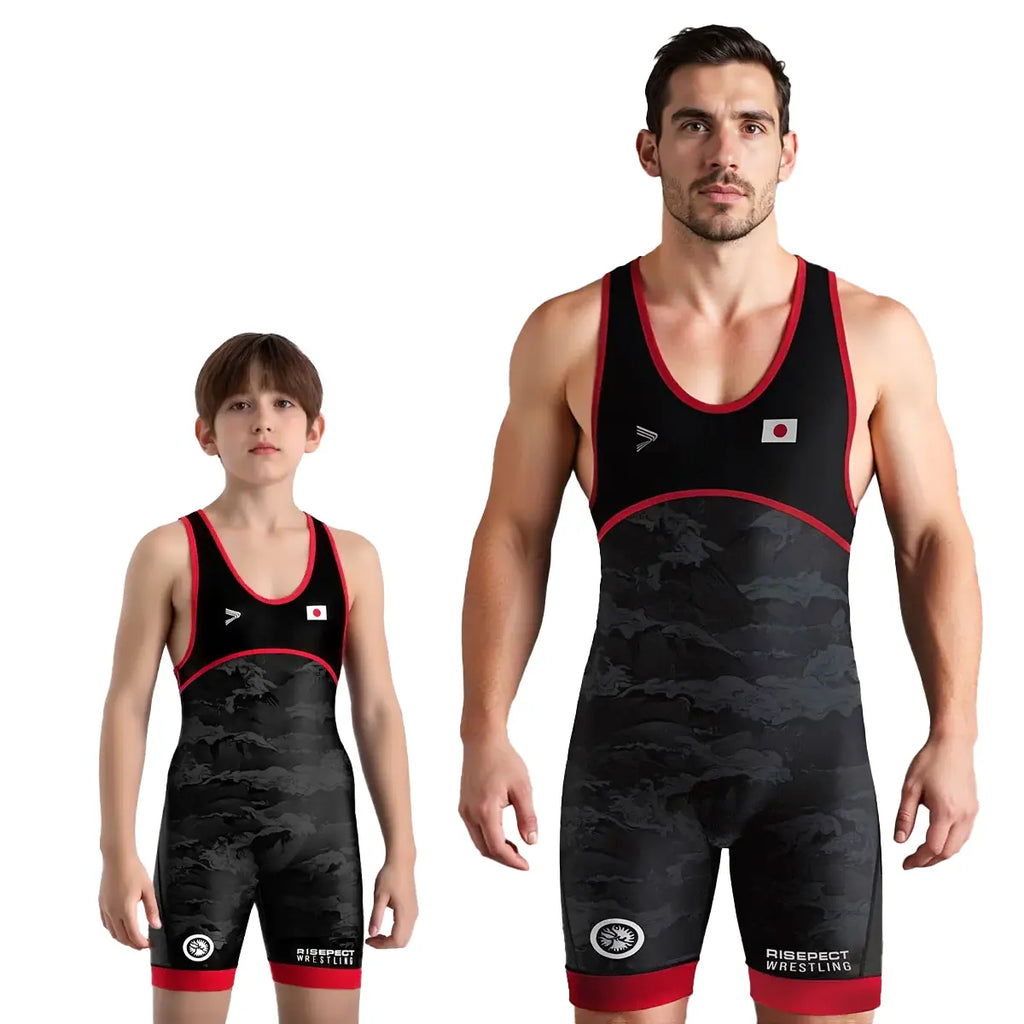 Tokyo Black Surge Japan Wave Wrestling Singlet 3.0 – RISEPECT