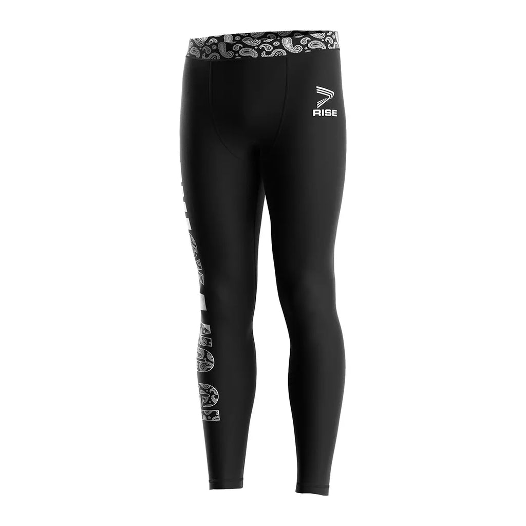 Cashew Flower MMA BJJ Spats Compression Pants for Running – RISEPECT
