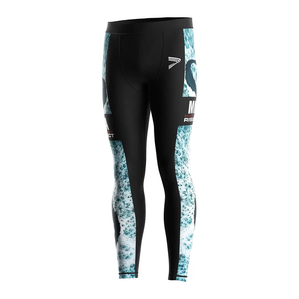 MMA BJJ Spats Compression Pants for Running-Color Printing – RISEPECT