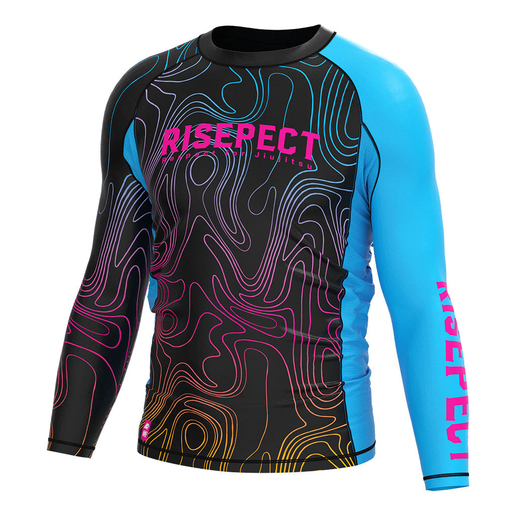 Colored Lines Mesh BJJ Jiu Jitsu Rash Guard – RISEPECT