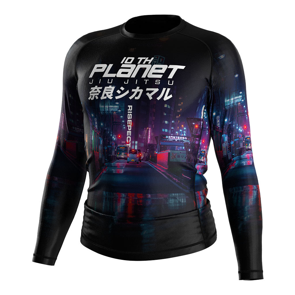 City Night View Mesh BJJ Rash Guard – RISEPECT